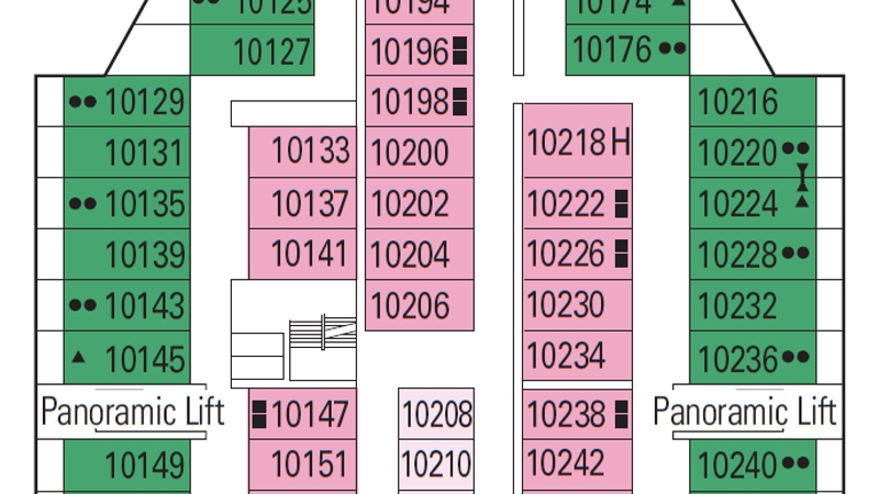My Kind of Cruise | MSC Grandiosa | MSC | Deck plans | Deck 10 - Miro