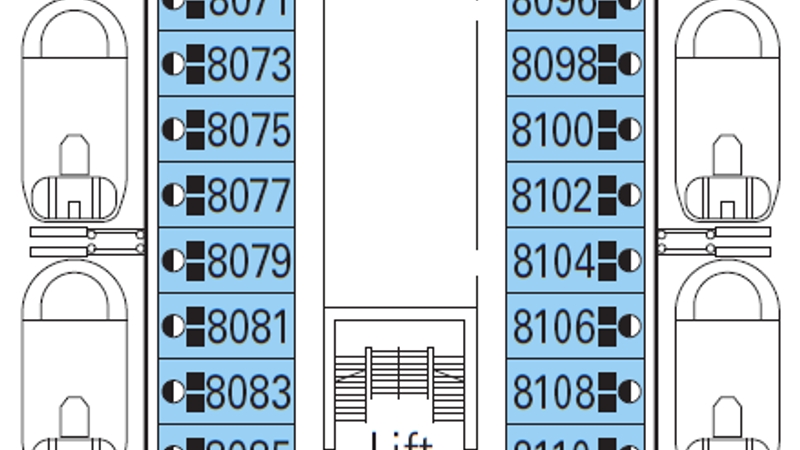 My Kind of Cruise | MSC Magnifica | MSC | Deck plans | Deck 8 - Camogli