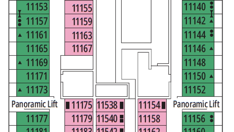 My Kind of Cruise | MSC Euribia | MSC | Deck plans | Deck 11