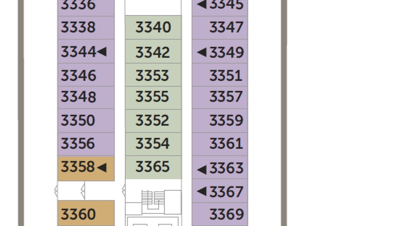 My Kind of Cruise | Borealis | Fred Olsen | Deck plans | Promenade Deck 3