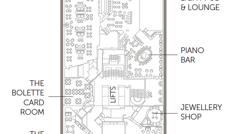 My Kind of Cruise | Borealis | Fred Olsen | Deck plans | Lounge Deck 5