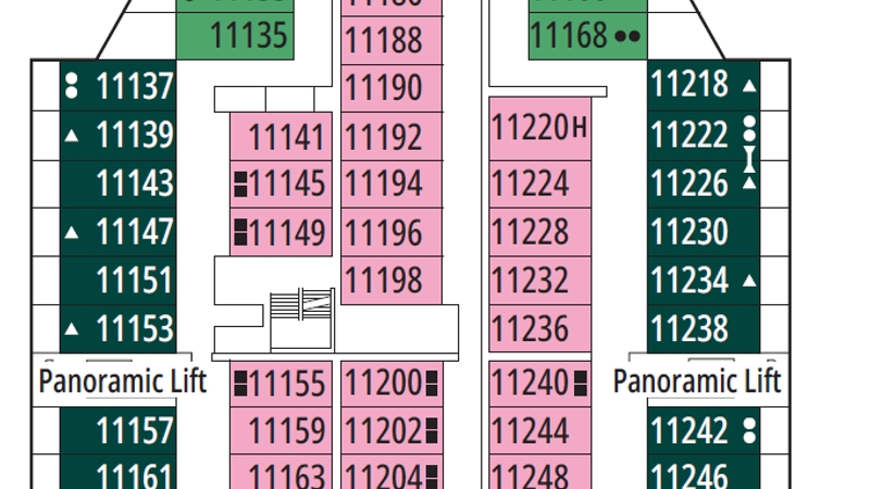 My Kind of Cruise | MSC Grandiosa | MSC | Deck plans | Deck 11 - Dali