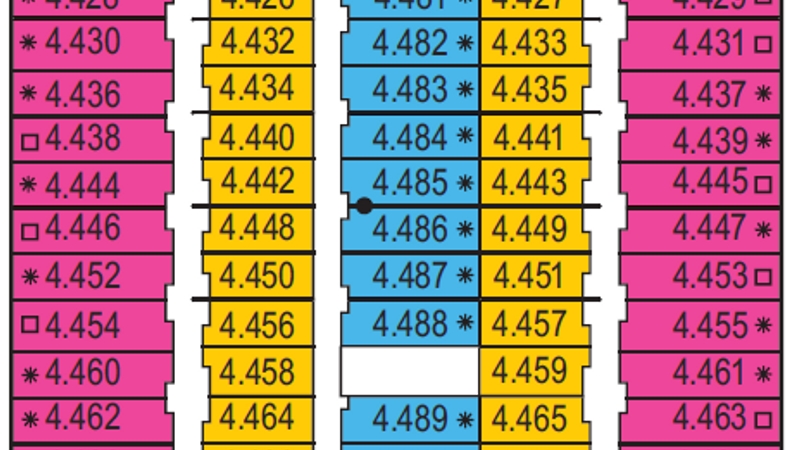 My Kind of Cruise | Arvia | P&O | Deck plans | Deck 4